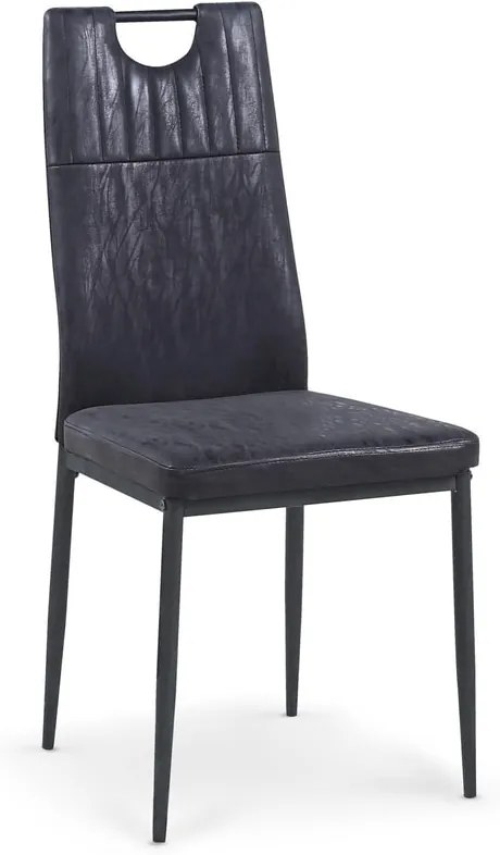 Halmar Jídelní židle K275, černá MIAMI