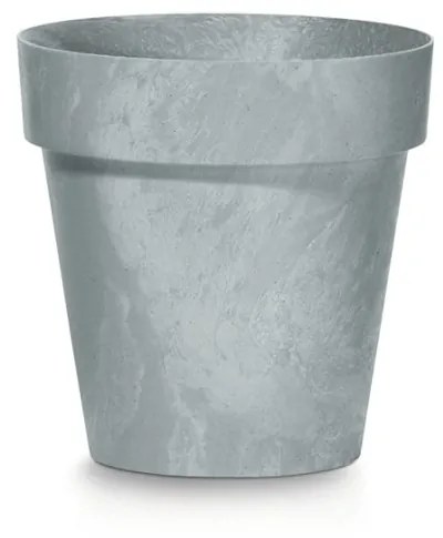 PROSPERPLAST Květináč - CUBE Beton Effect Průměr: 20 cm, Barva: beton