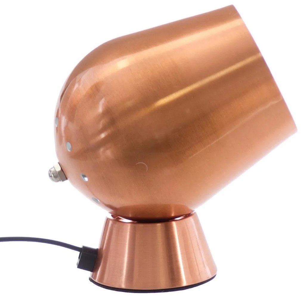 Dotyková lampa ATMOSPHERA, stolní lampa, stolní lampička - výška 18 cm, měděná barva