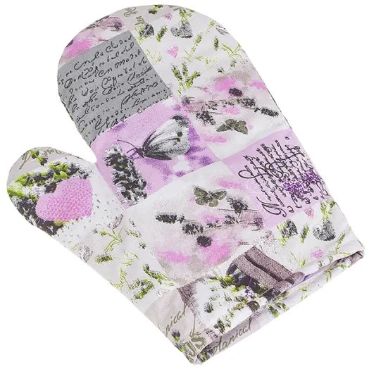 Bellatex Kuchyňská chňapka 28x18 cm Patchwork lila