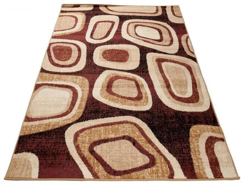 Kusový koberec PP Pilos hnědý 80x150cm