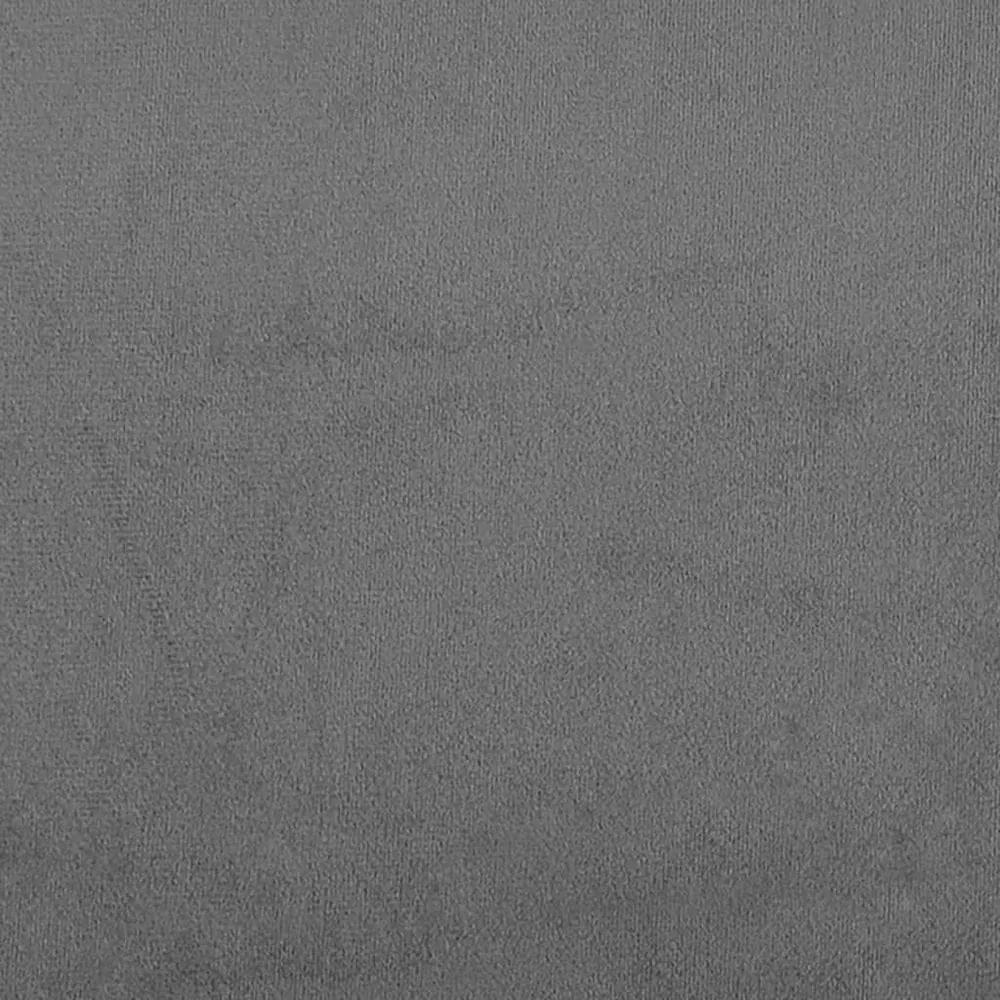 Petromila 3místná pohovka s polštáři tmavě šedá 180 cm mikrovlákno