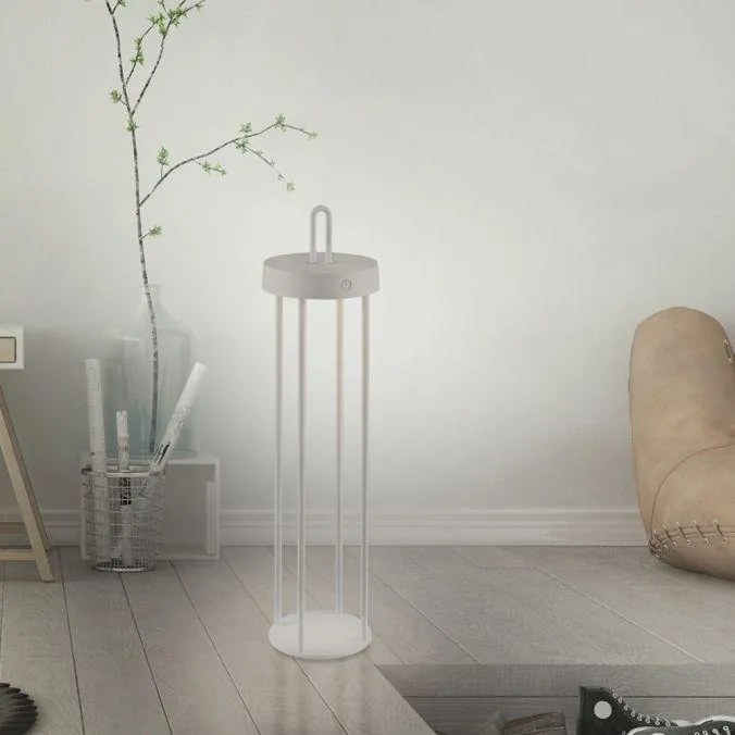 LD 19301-40 ANSELM LED stolní lampa na baterie mobilní 50cm dotykový stmívač IP44 zahradní svítidlo 2700K - JUST LIGHT