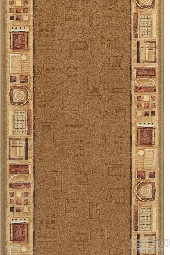 Breno Běhoun JENA 35, šíře 120 cm, Hnědá/Vícebarevné
