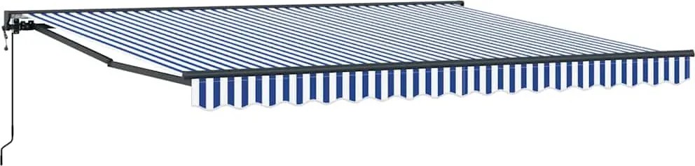 Rám markýzy Modrá a bílá 400 × 300 cm 3330486