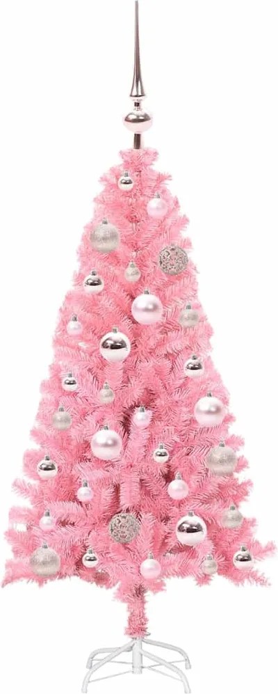Vánoční stromeček Růžová 120 cm PVC 3396409
