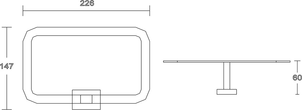 Aqualine, APOLLO držák ručníků, chrom, 1416-06