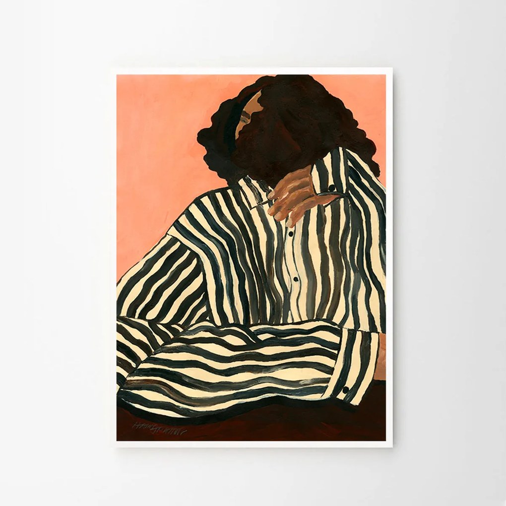 The Poster Club Plakát Serene Stripes by Hanna Peterson 30x40 cm