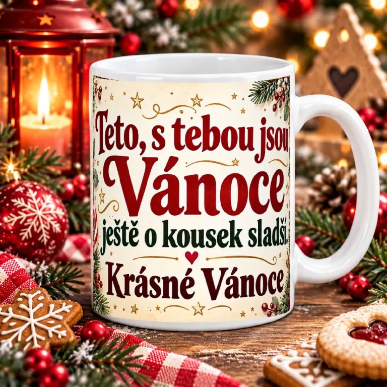 Vánoční hrnek pro tetu – 300 ml