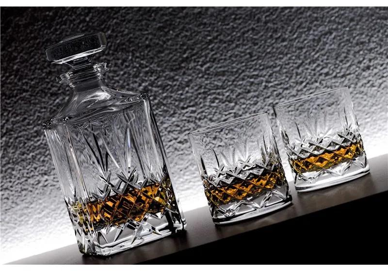 Dekorant Ručně broušený whisky set s monogramem Mayfair 1+2