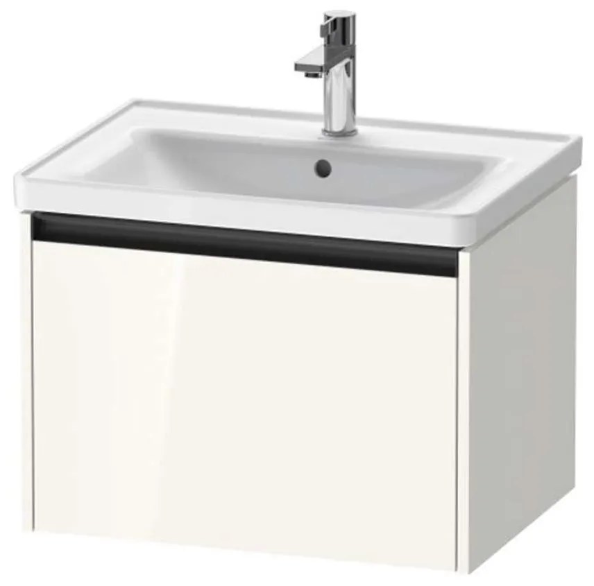Duravit Ketho.2 - Umyvadlová skříňka 44x63x46 cm, 1 zásuvka, lesklá bílá K25082022220000