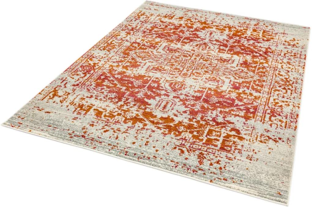 Oranžový  koberec Dinamo Oriental Orange Rozměry: 160x230 cm