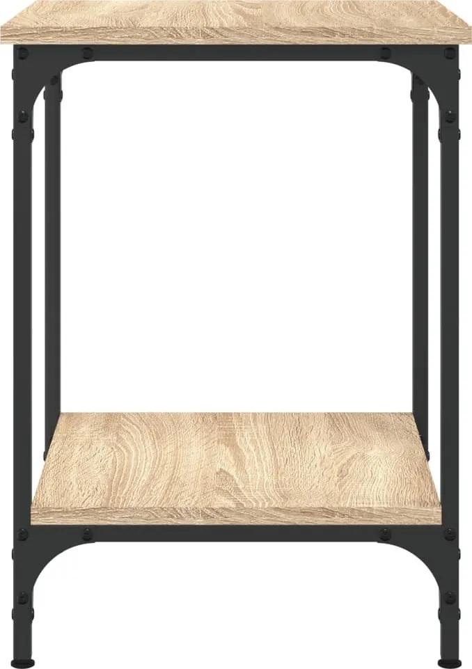 vidaXL Konferenční stolek 40 x 40 x 55 cm kompozitní dřevo [832824] Barva: Černá