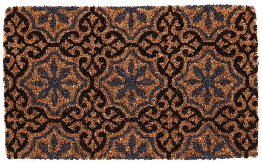 Rohožka z kokosového vlákna 45x75 cm Rosettes - Esschert Design