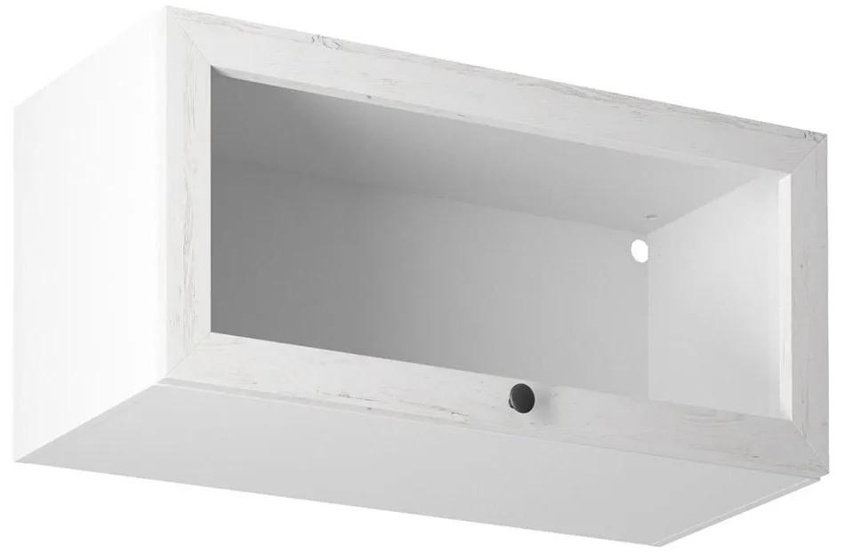 PROVENCE k | horní skříňka G80KS výklopná | 80 cm | bílá/borovice andersen