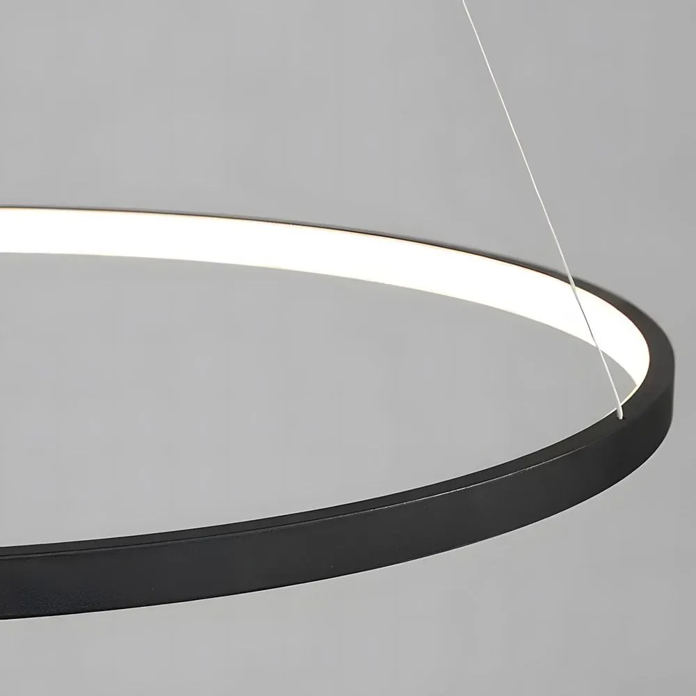 Toolight Toolight, LED stropní svítidlo 40cm, 24W, 3000K, LHJ011-CP, černá, OSW-60006