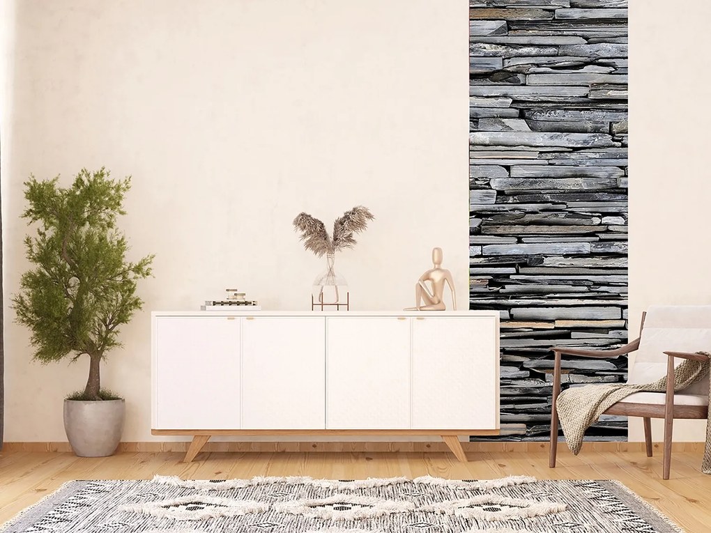 Vliesová fototapeta na zed' Břidlicová Stěna | 90 x 270 cm | DFTNVL3704