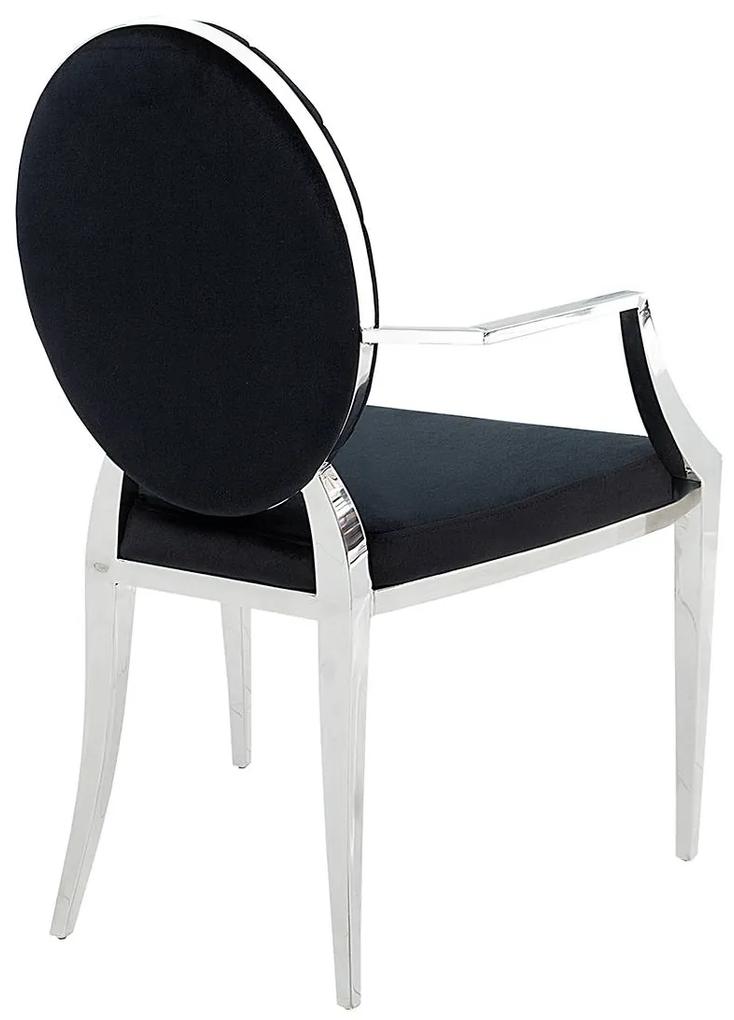 Designová židle Rococo s opěradlem
