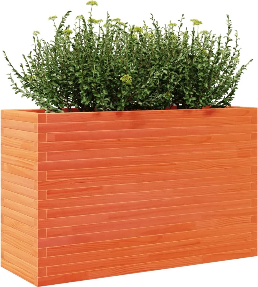 Zahradní truhlík voskově hnědý 110x40x68,5 cm masivní borovice 3282496