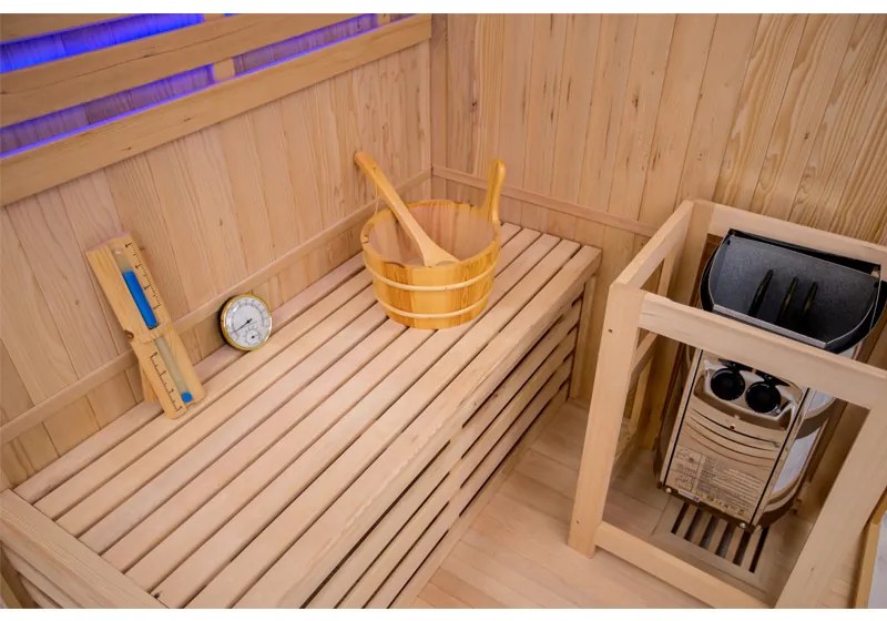 BPS-koupelny Finská sauna Relax HYD-3135 120x120, 1-2 osoby