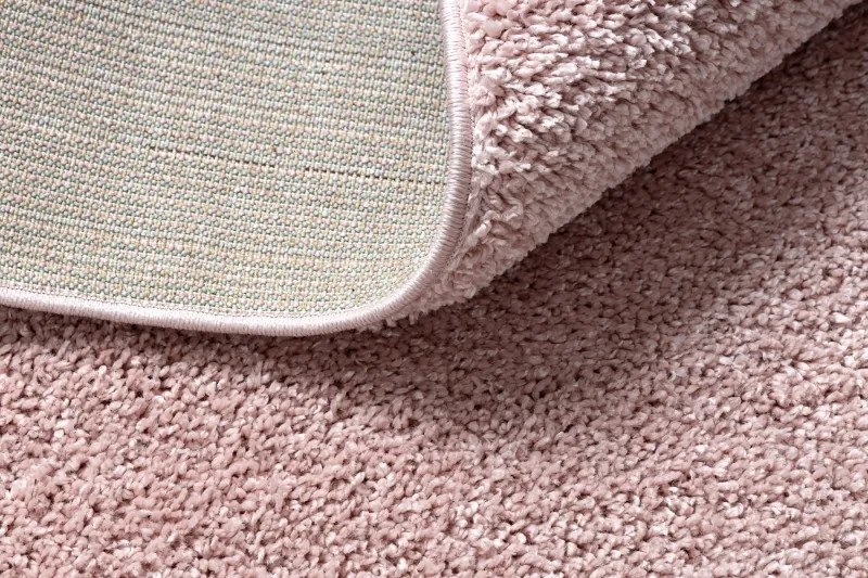 Dywany Łuszczów, Kusový koberec Berber 9000 pink, 180x270, růžová, obývací pokoj