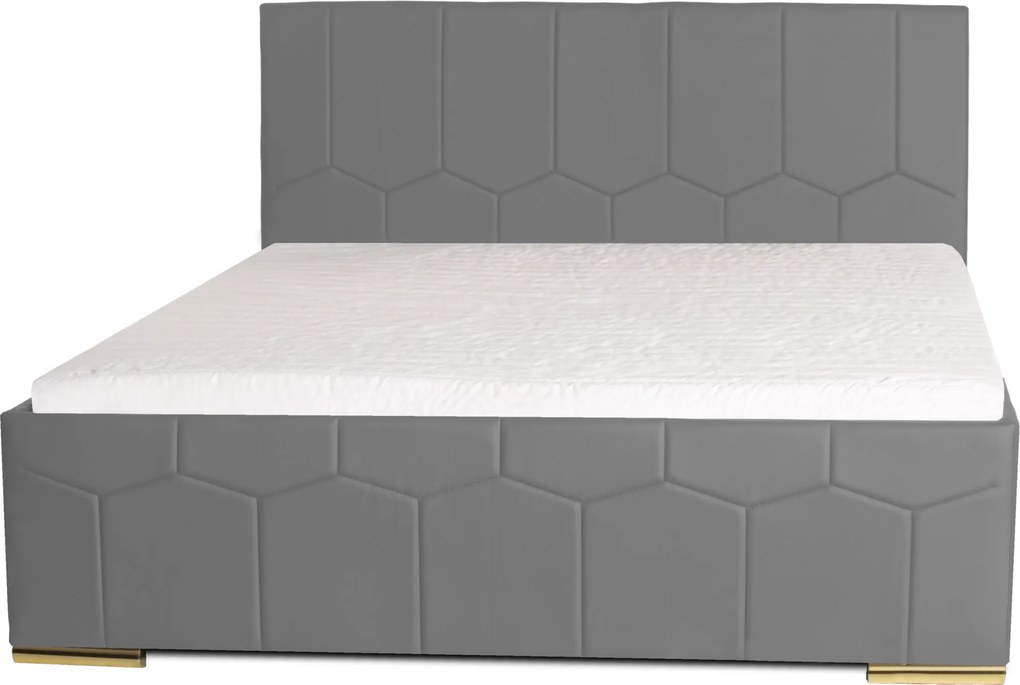 Postel KAMI 120x200 cm červená Bez matrace