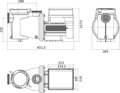 Vagnerpool Filtrační čerpadlo InverMAX - 2,5kW