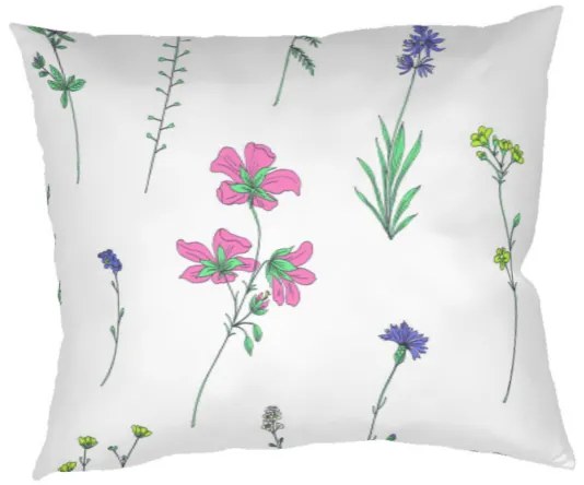 Dadka Povlečení bavlna Herbal starorůžový 140x200, 70x90 cm