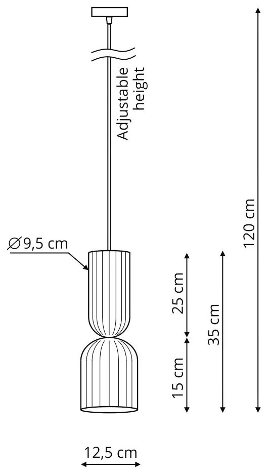 Světlo nad ostrůvek BALERA zelená barva 1×E27