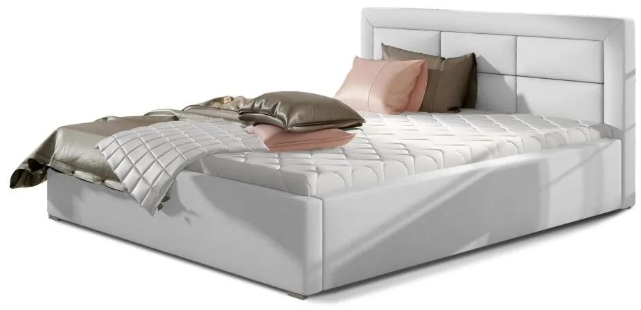 Čalouněná postel ROSANO - Soft 17 - 140x200cm - Dřevo