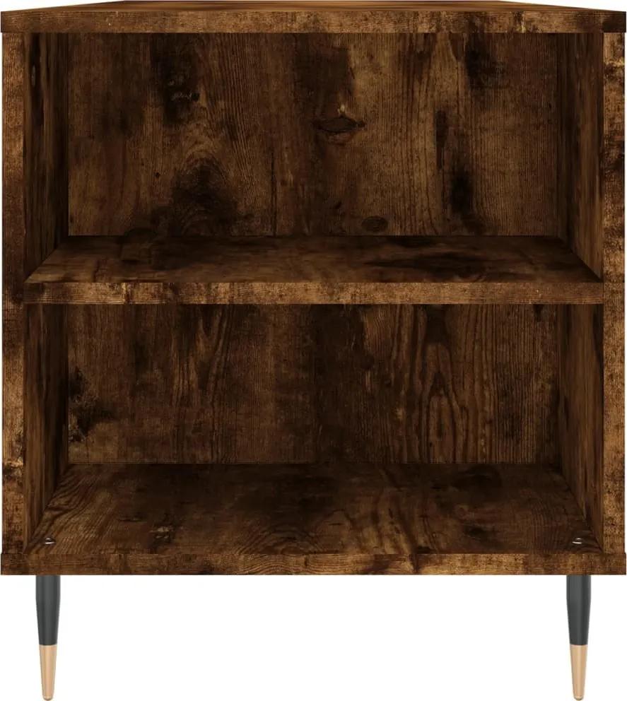 vidaXL Konferenční stolek 102 x 44,5 x 50 cm kompozitní dřevo [830993] Barva: hnědý dub
