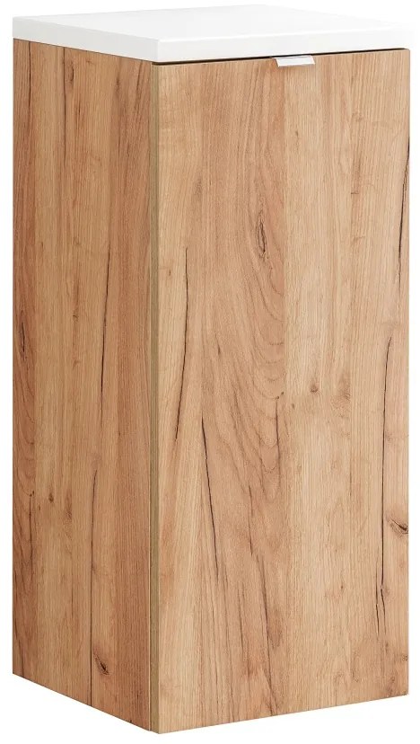 Comad Doplňková koupelnová skříňka nízká Capri Oak 35 dub zlatý craft
