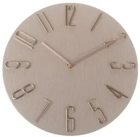 Nástěnné hodiny Berry beige, pr. 30,5 cm, plast