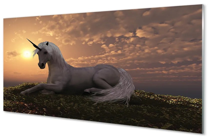 akrylový obraz Unicorn horské slunce 140x70 cm