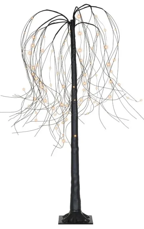 Nexos Vánoční dekorace - světelný strom - smuteční vrba, 150 cm, 96 LED ...
