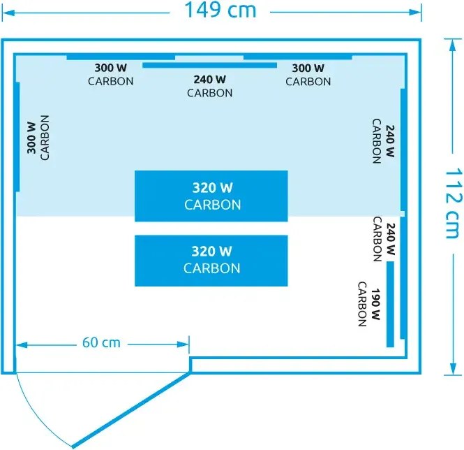 Marimex | Infrasauna Marimex NOBLESSE 3001 XL (FSC) | 11105658