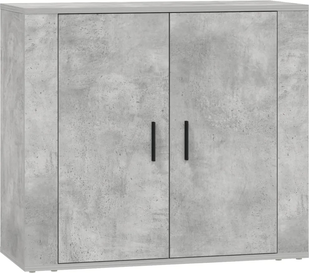 Příborníky 3 ks betonově šedé kompozitní dřevo 3185419