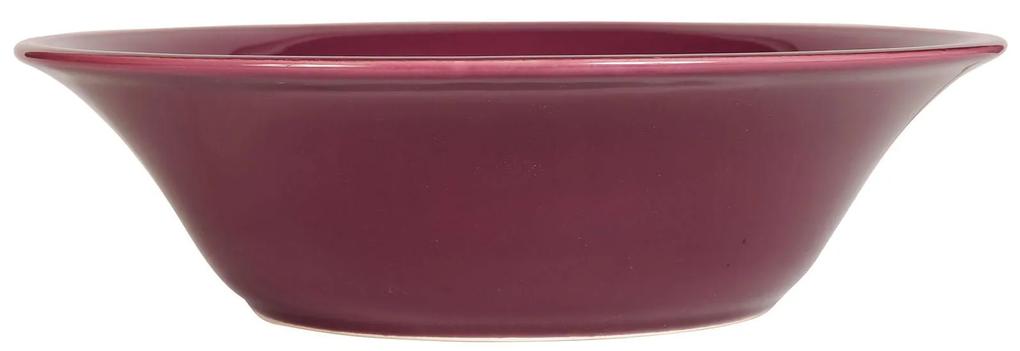 CÔTÉ TABLE Salátová mísa Constance Prune 30cm, fialová barva, keramika