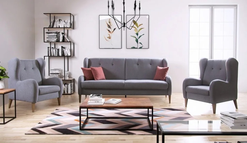 Casarredo - Komfort nábytek Retro křeslo HALTI výběr barev SK1 | potah: milos 09