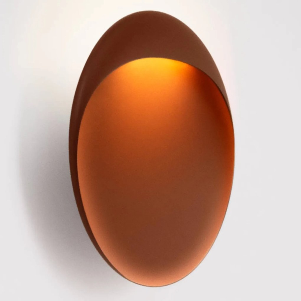 Louis Poulsen Flindt nástěnné světlo Ø40cm corten