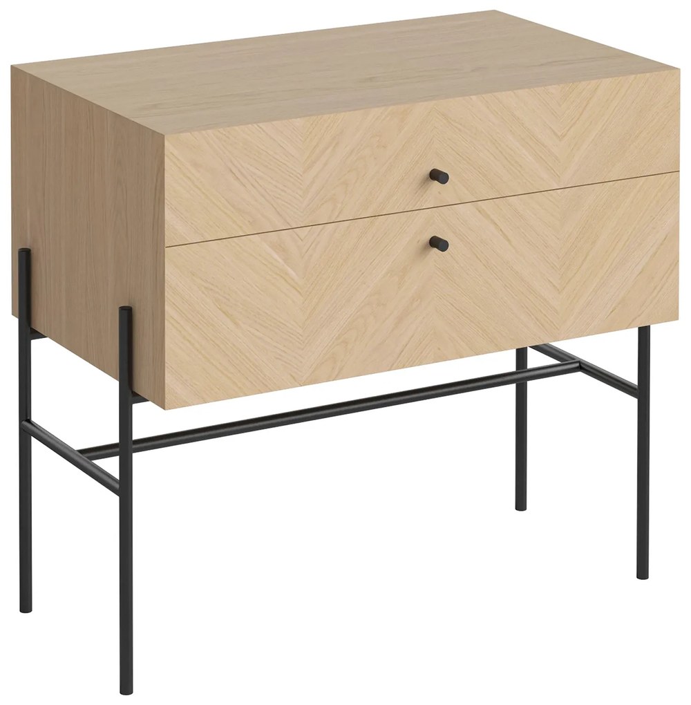 Bolia designové komody Luxe 2 Drawers Low