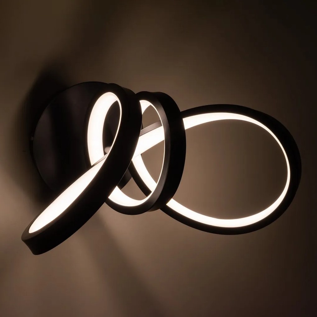 Nástěnné LED svítidlo Tesoro, 1x LED 15w, 4000k, b
