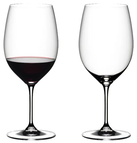 Set sklenic na červené víno RIEDEL VINUM CABERNET SAUVIGNON/MERLOT 2 kusů, čirá, 610 ml