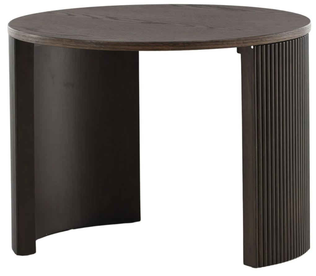 Konferenční stolek Bristol, hnědý, ⌀60