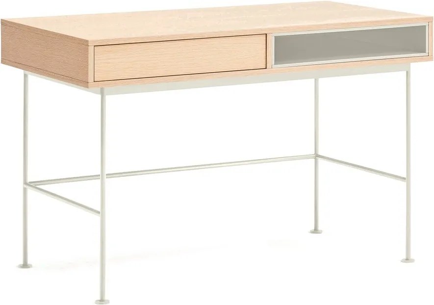 Pracovní stůl s deskou v dubovém dekoru 60x120 cm Yoko – Teulat