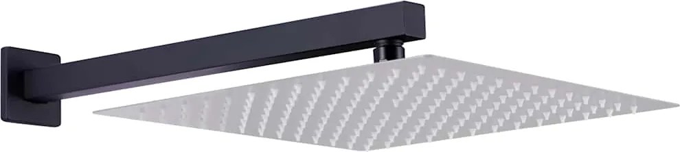 Podpůrné rameno do sprchy hranol nerezová ocel 201 černé 40 cm 147733