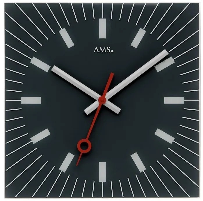 Designové nástěnné hodiny 9575 AMS 35cm