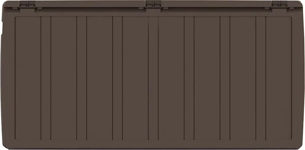 Úložný box na podušky hnědý 117 x 45,5 x 57,5 cm 270 l 337905