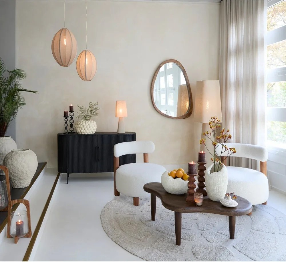 Konferenční stolek z mangového dřeva v tmavě přírodní barvě 64x102 cm Canzo – Light & Living