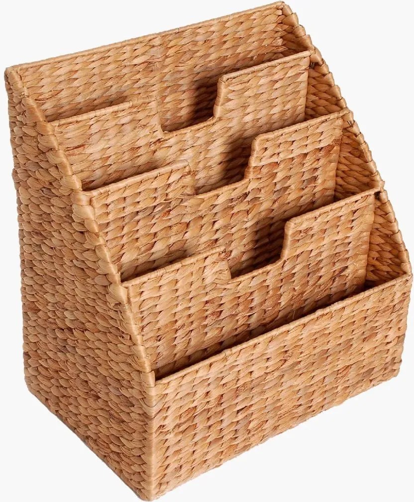 Stojan na noviny REGO, vodní hyacint, výška 40 cm, natur